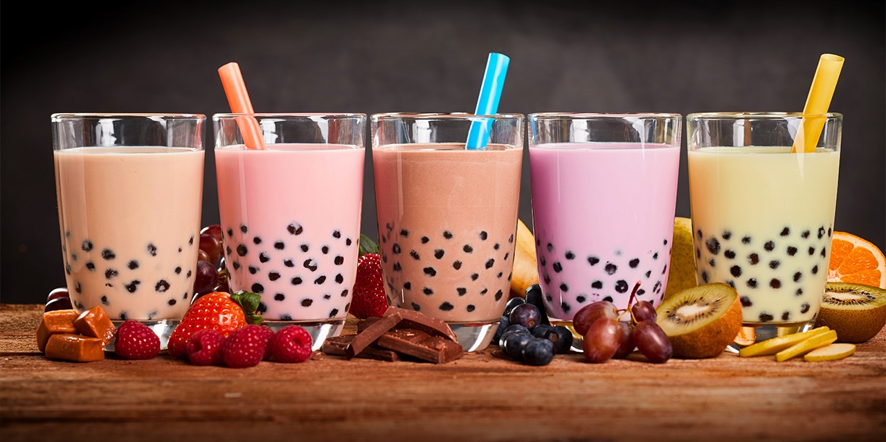 El Bubble Tea es una infusión de té verde o negro